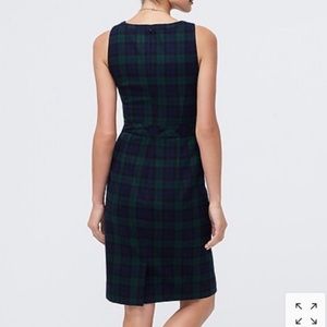 J. Crew Factory | Dresses | Jcrew Black Watch Plaid Dress | Poshmark